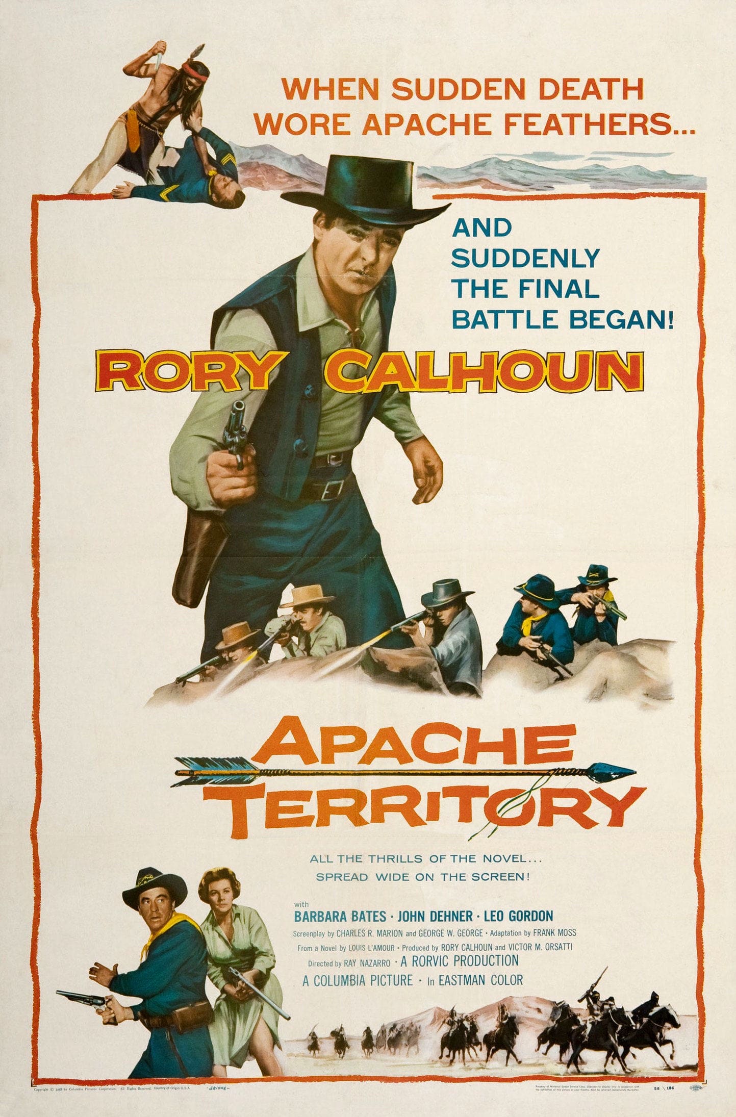 Apache Territory 1958 U S A Amalgamated Movies Apache Territory 1958 U S A Amalgamated Movies